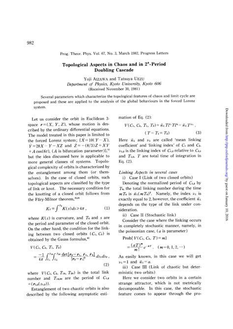 Pdf Topological Aspects In Chaos And In 2k Period Doubling Cascade