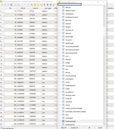 Make Fields In Organize Table Columns Orderable · Issue 48743 · Qgis