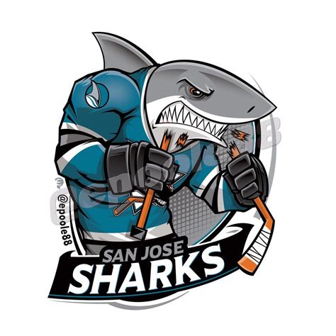 San Jose Sharks Logo Stencil