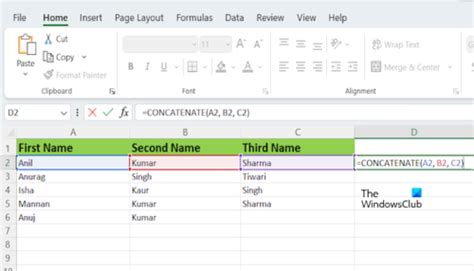 Combine Text From Multiple Cells Into One Cell In Excel