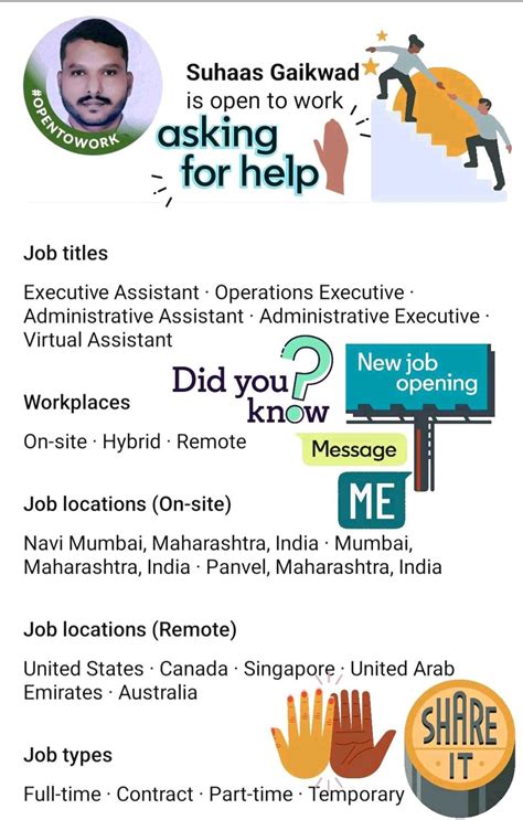 Suhas Gaikwad On Linkedin Opentowork Openforwork Activelylooking