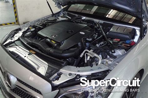 Supercircuit Chassis Strengthening Bars Mercedes Benz C300 W205