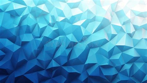 Bold Blue Polygonal Abstract Background With Gradient Ideal For Posters Banners And Templates