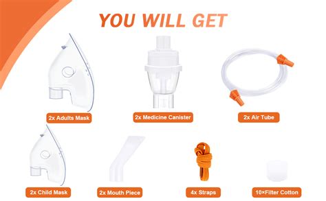 2 Set Nebulizer Replacement Kit Otc Industrial And Scientific