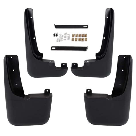 Crossdesign Mud Flaps With Fender Flares Splash Guard Molded Wheel