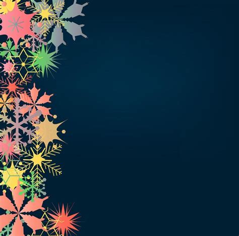 Colorful Snowflakes Vector Art Icons And Graphics For Free Download