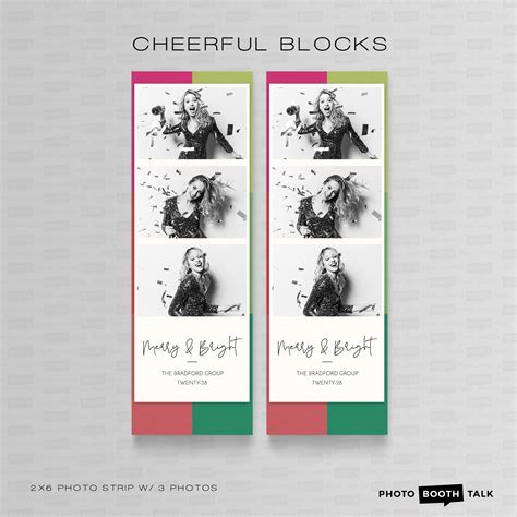 Cheerful Blocks 2 For Canva Photo Booth Talk