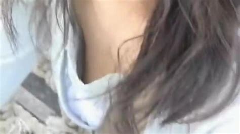 Public Japanese Chick Downblouse Nip Slip Tnaflix Com