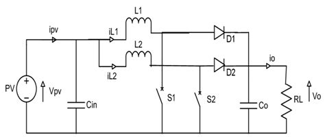 17 Equivalent Circuit Of Interleaved Boost Converter Download Scientific Diagram
