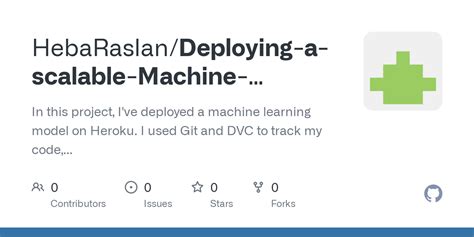 GitHub HebaRaslan Deploying A Scalable Machine Learning Pipeline In This Project I Ve
