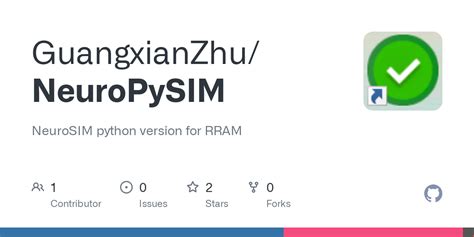 github guangxianzhu neuropysim neurosim python version for rram
