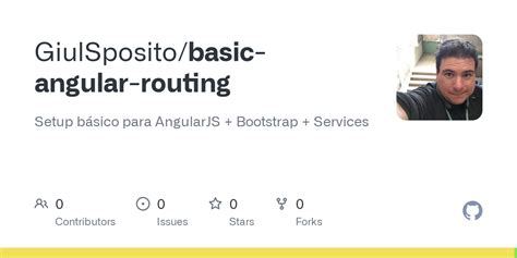 Github Giulsposito Basic Angular Routing Setup B Sico Para Angularjs Bootstrap Services