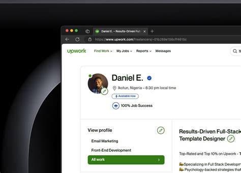 Daniel Esuola On Linkedin Frontenddevelopers Frontenddevelopment Freelancelife Upworksuccess