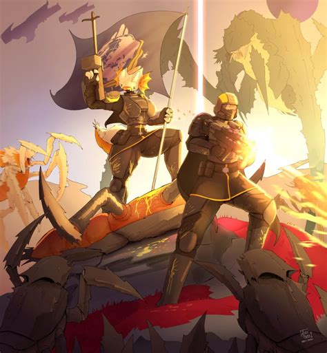 Rule 34 1ambiguous 1girls Alien Alien Girl Ambiguous Gender Ammo Pouch Armor Armored Female