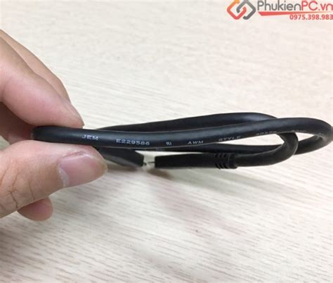 Cáp USB 3 1 Type C sang Type C hai đầu đực 0 5M