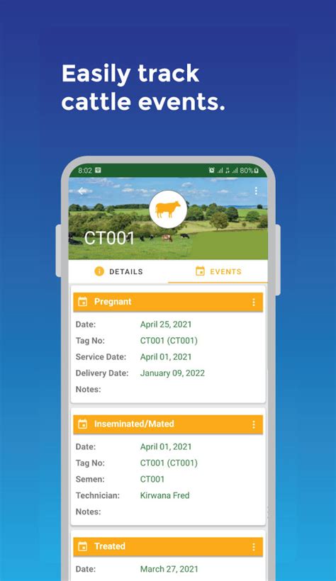 My Cattle Manager - Livestock farming app.