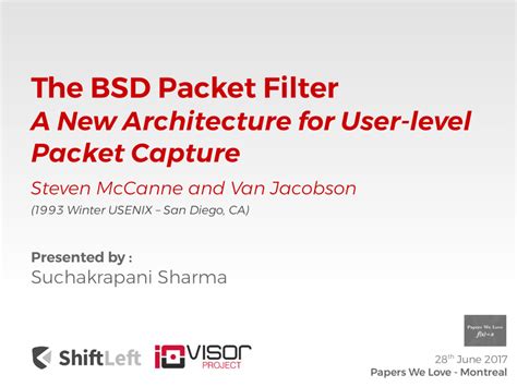 The Bsd Packet Filter Speaker Deck
