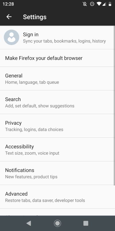 Firefox Preview For Android Interesting