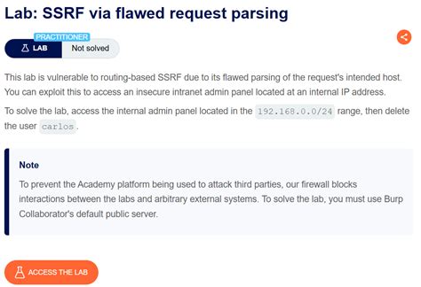 Ssrf Via Flawed Request Parsing Writeup Cyberhubes