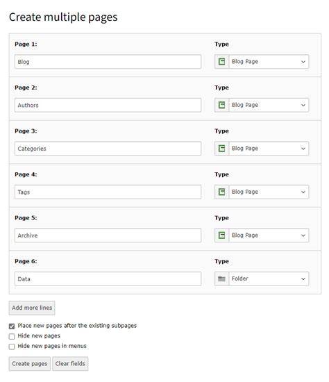 manual setup — typo3 blog extension main documentation