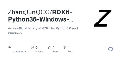 Github Zhangjunqcc Rdkit Python Windows Binary An Unofficial Binary Of Rdkit For Python