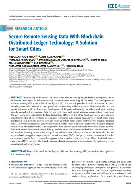 Pdf Secure Remote Sensing Data With Blockchain Distributed Ledger