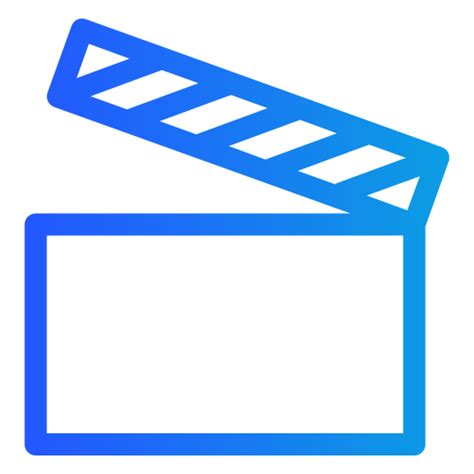 Clapper Generic Gradient Outline Icon