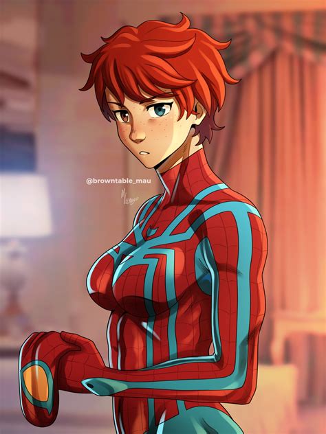 Anime Spider Girl Mayday Parker