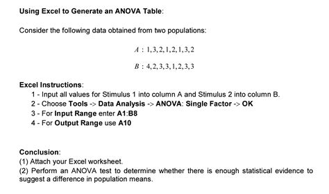 solved consider the following data obtained from two