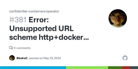 Error Unsupported Url Scheme Docker Encountered While Installing Local Registry · Issue