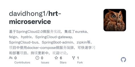 Github Davidhong Hrt Microservice Springcloud Eurekafeignhystrixspringcloud