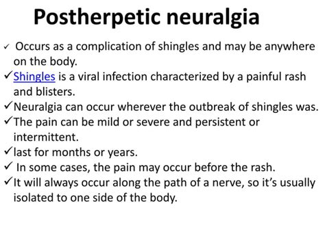 Neuralgia Pptx Brain And Nervous System Disorders Diseases And Conditions
