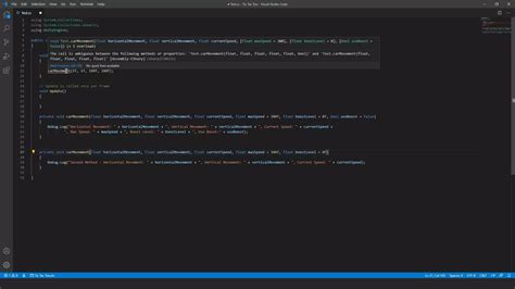 methods in c part 3 overload resolution unity game development