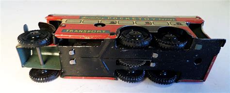 Wells Brimtoy Co 6 Wheel Transport Bus Antique Toys Library