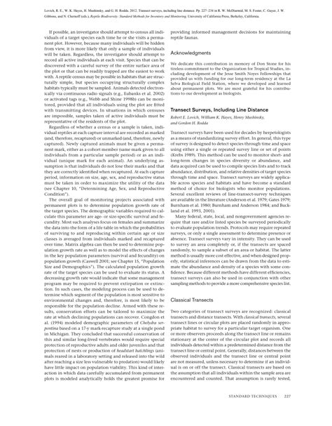 Pdf Transect Surveys Including Line Distance
