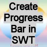 Create Progress Bar In SWT