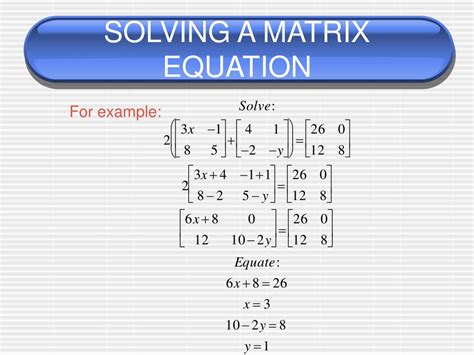 PPT MATRICES DETERMINANTS PowerPoint Presentation Free Download