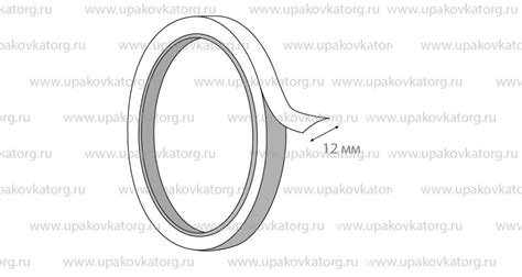 Клейкая лента для клипсатора 12 мм (прозрачная) купить от поставщика ...