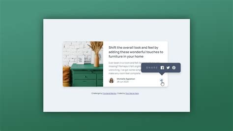 Html Css And Javascript Article Preview Component Master Youtube