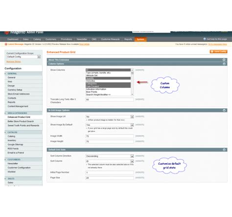 Enhanced Admin Product Grid Magento Extension By Sweet Tooth