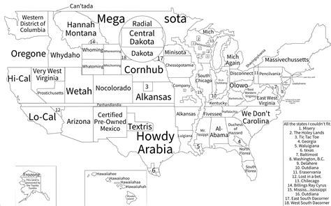 The Completed Maps For The United States Of Reddit Top Two Comments Get A State Project R