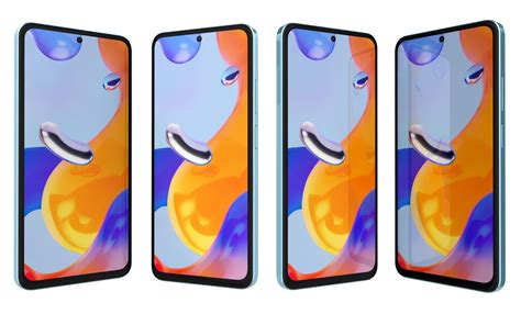 Xiaomi Redmi Note Pro Star Blue D Model Turbosquid