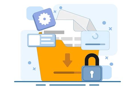 Premium Vector Illustration Personal Data Protection Concept Or Cyber Security And Information