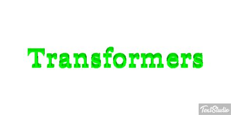 Transformers Brand Animated  Logo Designs