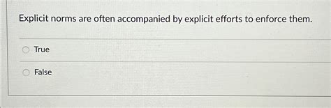 Solved Explicit Norms Are Often Accompanied By Explicit