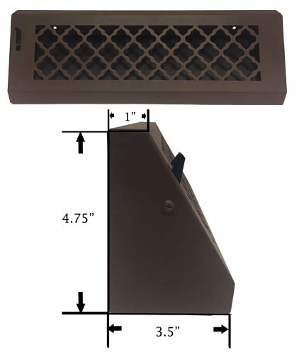 Installerstore Custom Baseboard Registers Decorative Baseboard Diffusers Basic Series