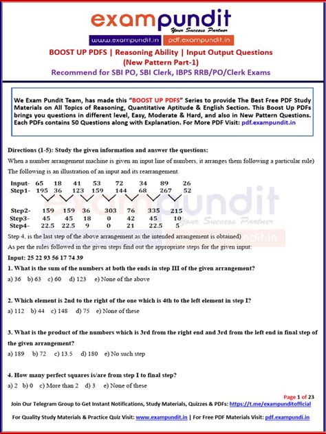 Input Output Questions New Pattern Part 1 Boost Up Pdfs Pdf