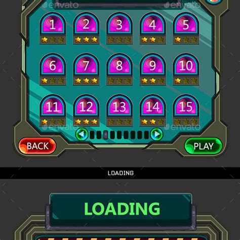 pixel gui game assets from graphicriver