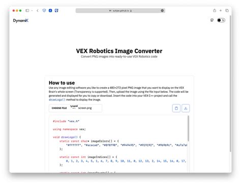Introducing A New Way To Display Images On Your Vex V Brain No Micro SD Card Required