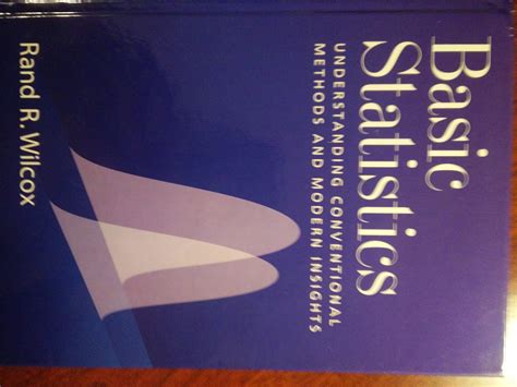 Amazon Basic Statistics Understanding Conventional Methods And Modern Insights